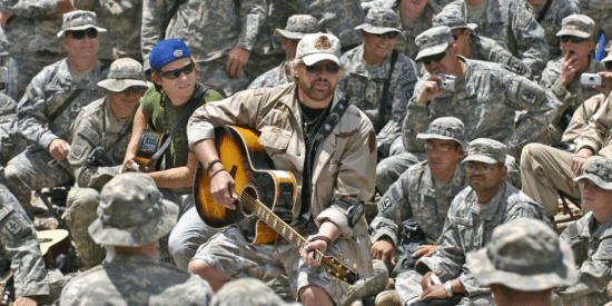 Toby Keith Played For Over 250,000 US Service Members During 18 USO Tours
