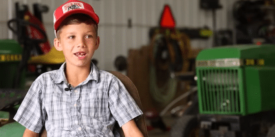 Meet Jackson Laux, The 8-Year-Old Farmer And Tractor Prodigy