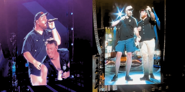 Luke Combs Makes The Losers Of His Fantasy Football League Sing On Stage