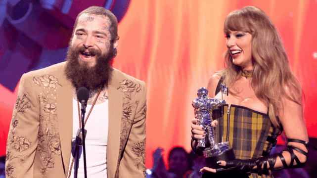 Post Malone & Taylor Swift Win Multiple VMAs, Including Video Of The ...