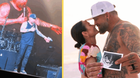 Brantley Gilbert Stops Show To Help His Wife Deliver Their Baby On ...