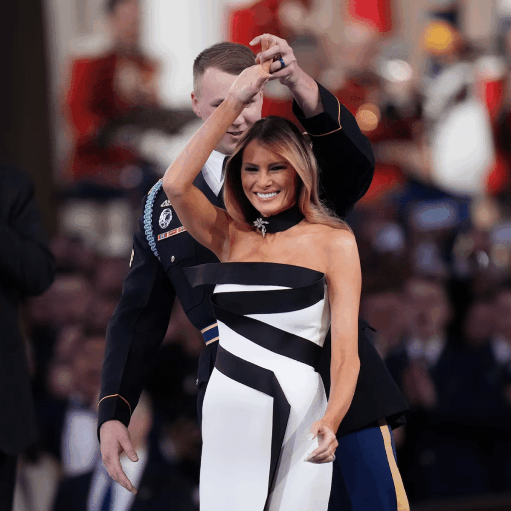 President Donald Trump And First Lady Share Dance At Inaugural Ball