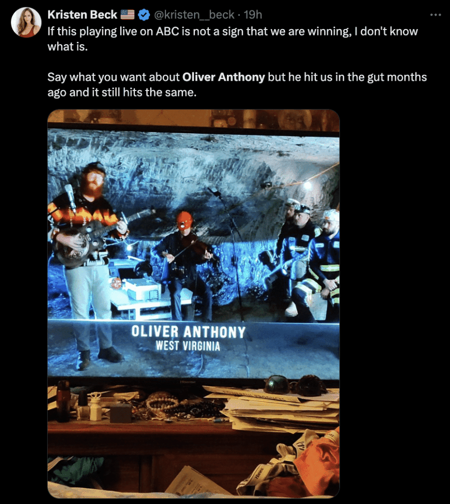 Fans React To Oliver Anthony's Televised "Rich Men North Of Richmond ...