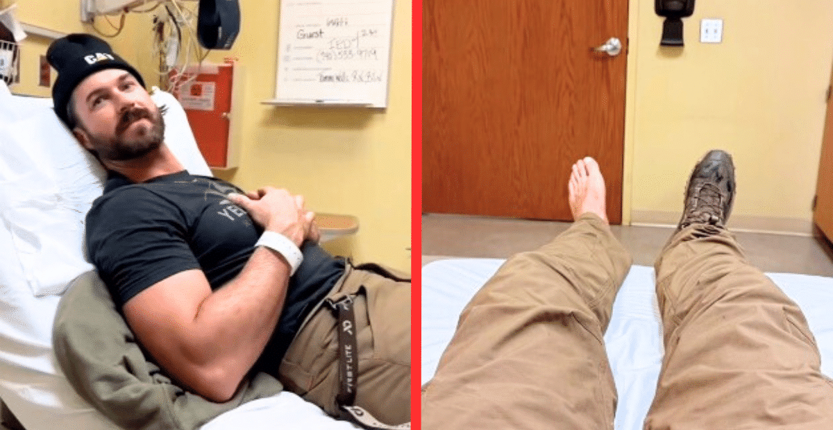 Riley Green Enters Emergency Room After Puncturing His Foot With A Nail