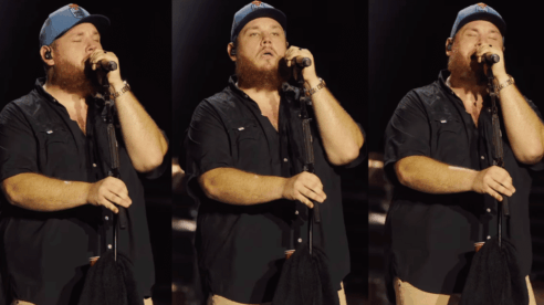 Luke Combs Performs Unreleased Heartbreak Song "Wish Upon A Whiskey"