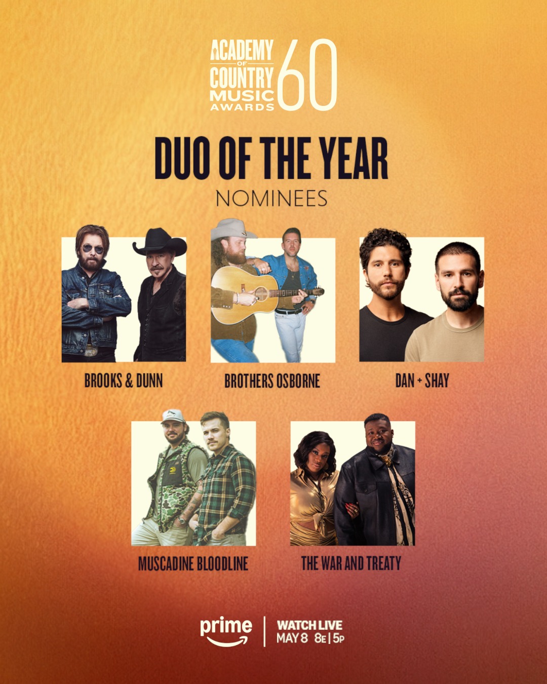Brooks & Dunn Win Duo of the Year At The 2025 ACM Awards