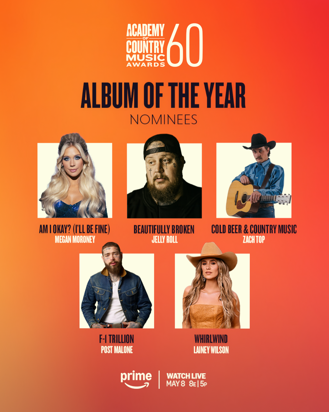 2025 ACM Awards: Album Of The Year Winner Revealed