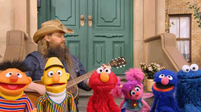 Elmo Sings With His Friend, Chris Stapleton, On ‘Sesame Street’