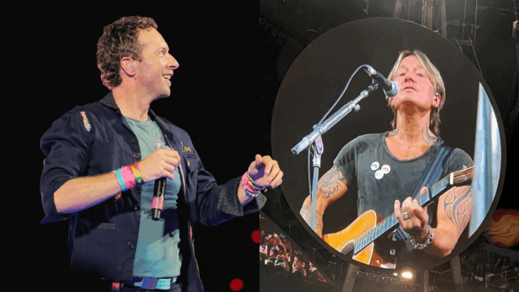 It started like any other Coldplay concert — lights, cheers, magic. But ...